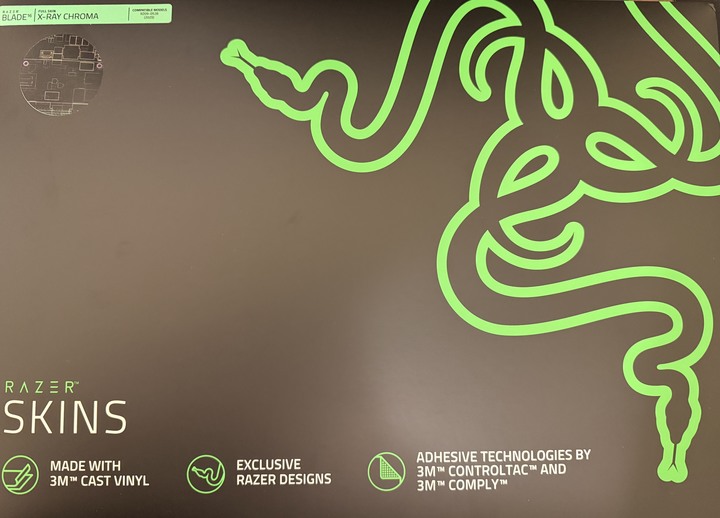 Razer Blade 16 Gaming Laptop Full Skin - X-Ray Chroma - Mobile01